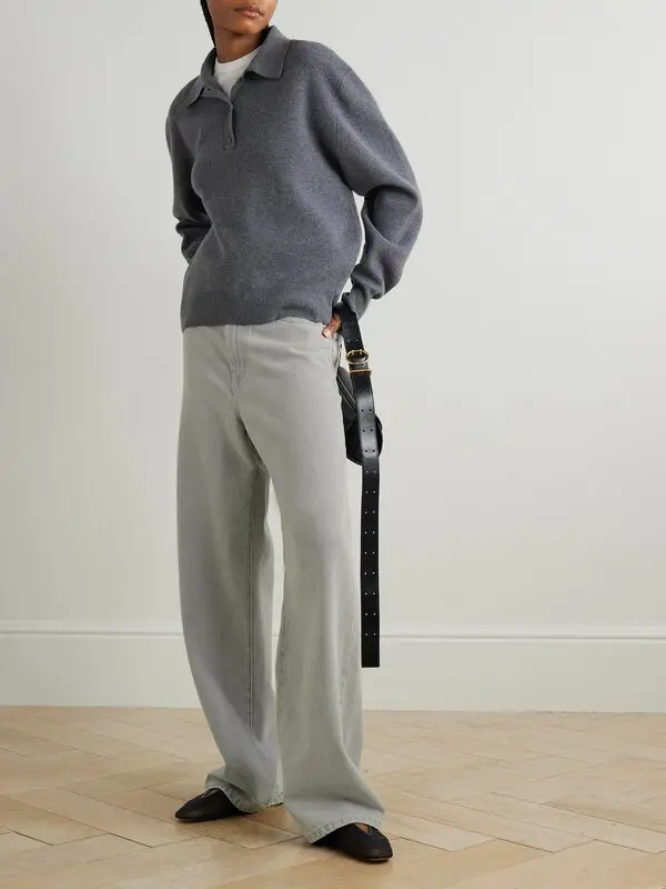 RÓHE High-rise Wide-leg Jeans