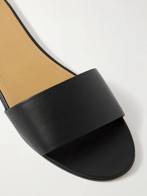THE ROW Signum Leather Slides