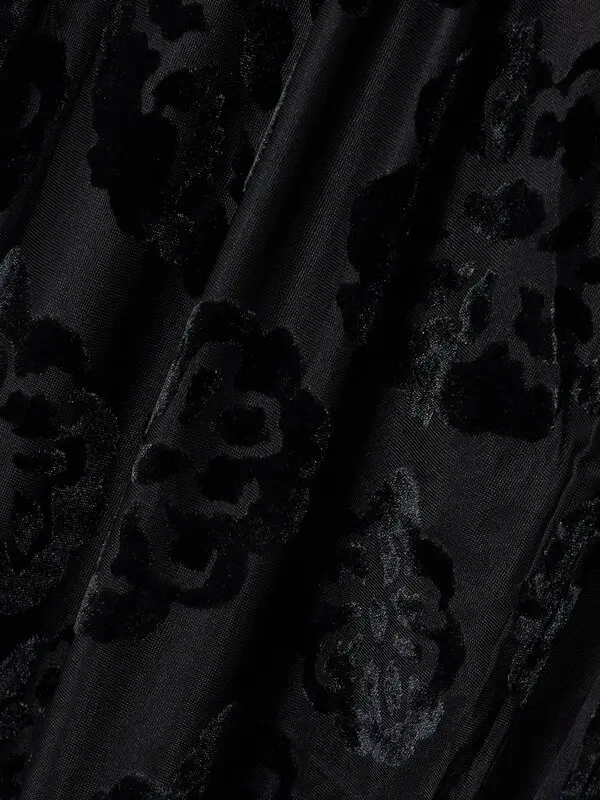 SIR. Vittoria Devoré-velvet Halterneck Gown