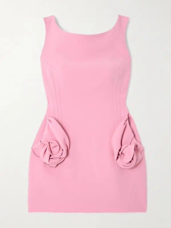 Magda Butrym Wool-blend Mini Dress - Pink