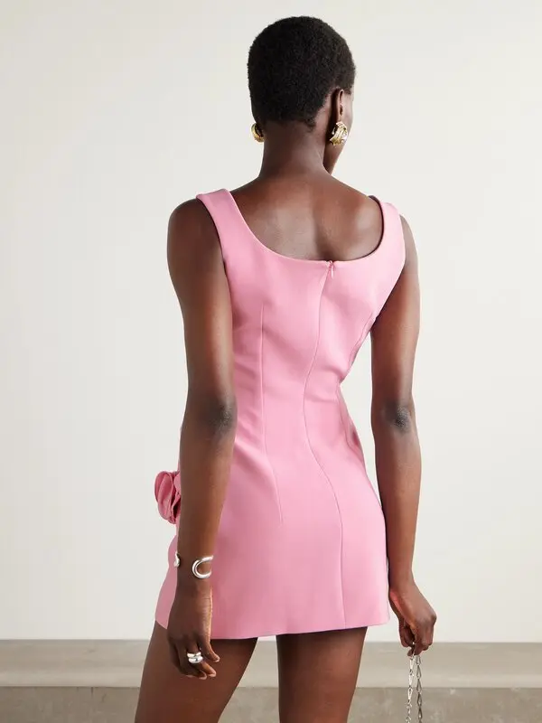 Magda Butrym Wool-blend Mini Dress - Pink