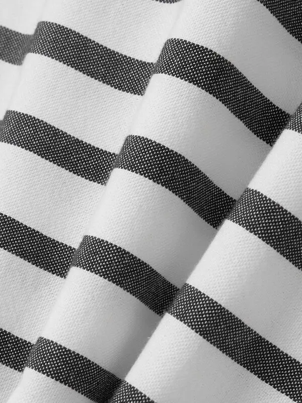 MARRAKSHI LIFE Striped Cotton-blend Maxi Dress