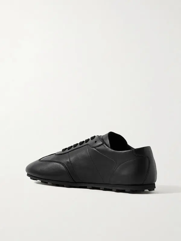 Marni Leather Sneakers - Black