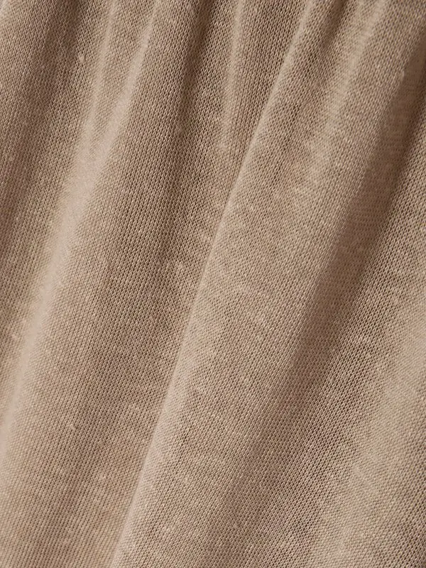 Alaïa Linen And Silk-blend Pants