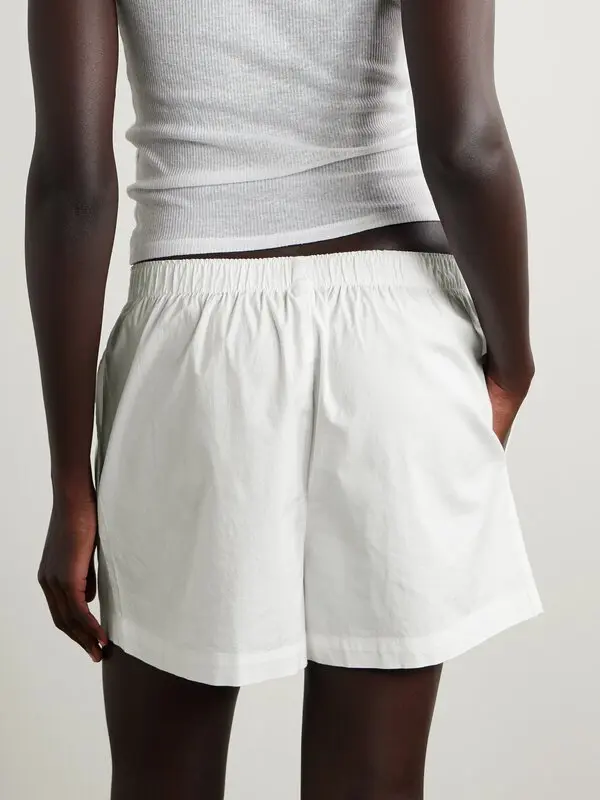 SKIMS Cotton-blend Poplin Boxers