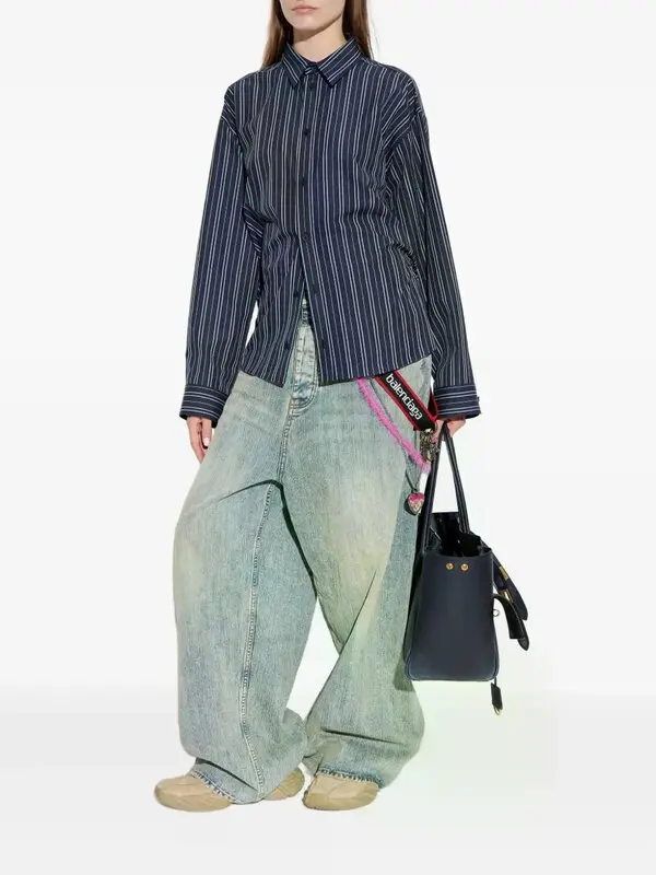 Balenciaga Striped Button-up Shirt