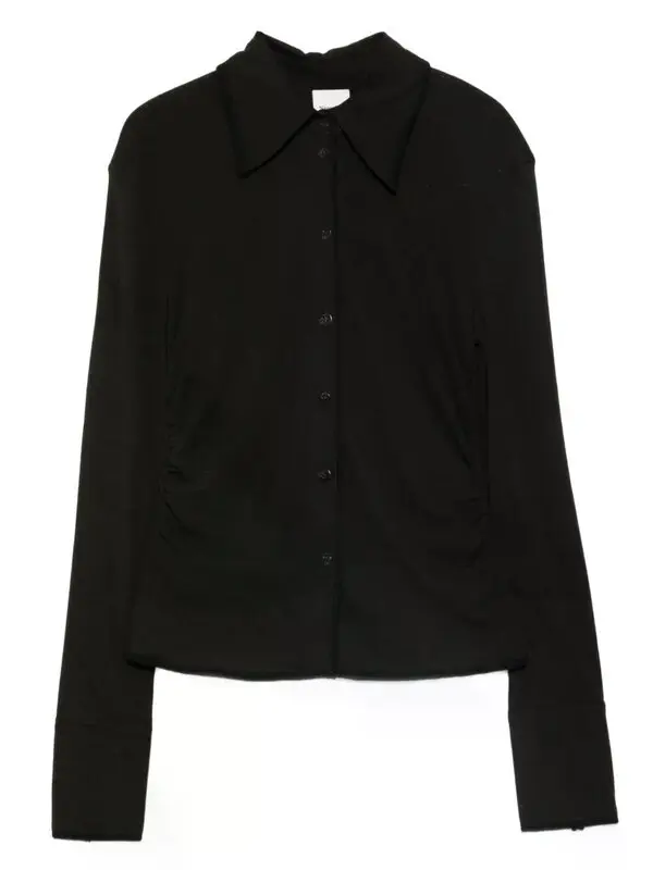 Nanushka Long-sleeved Buttoned Polo Shirt