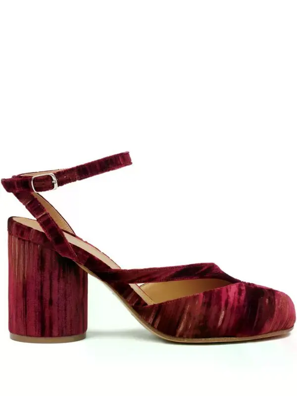 MAISON MARGIELA 80mm Tabi Pumps - Red