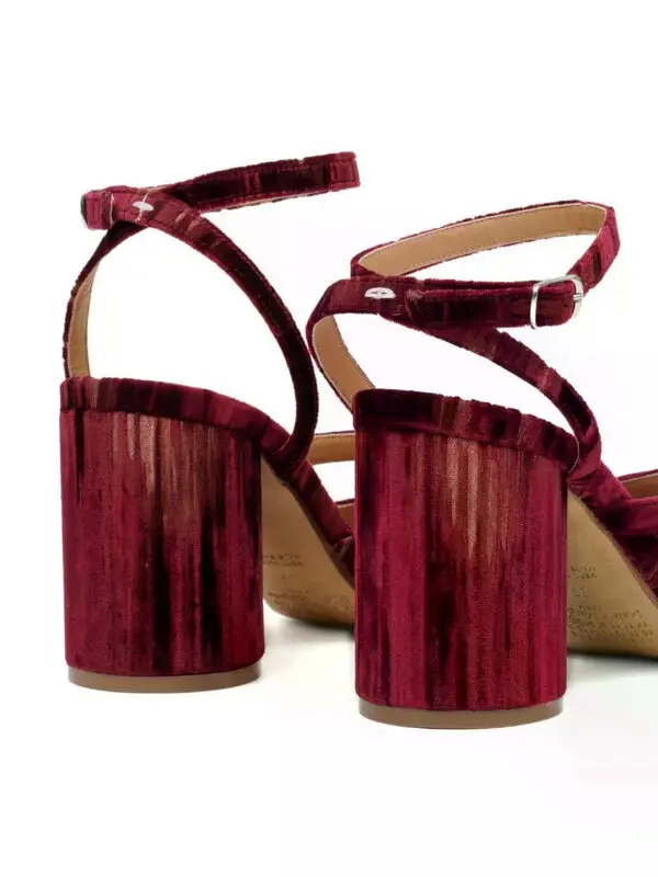 MAISON MARGIELA 80mm Tabi Pumps - Red