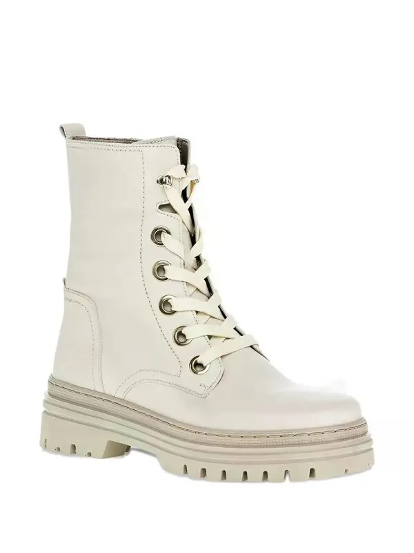 Gabor Lace-up Platform Boots - Neutrals