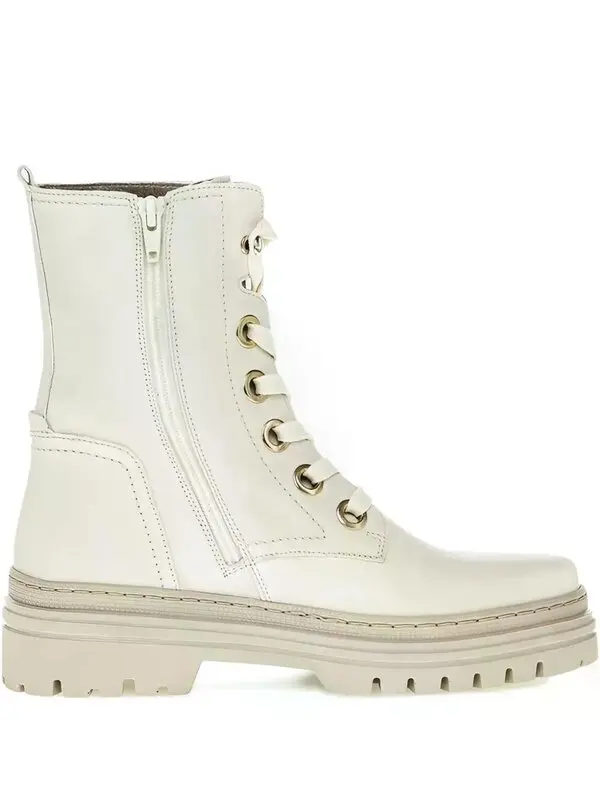Gabor Lace-up Platform Boots - Neutrals