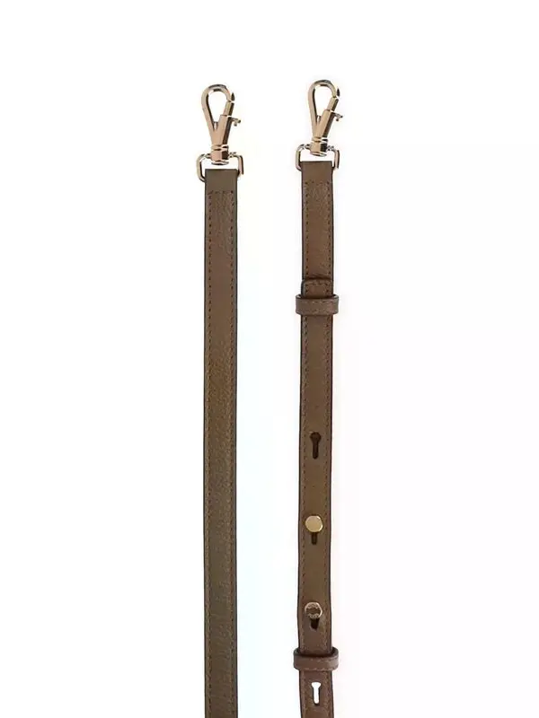 TOD'S T-buckle Leather Shoulder Bag - Brown