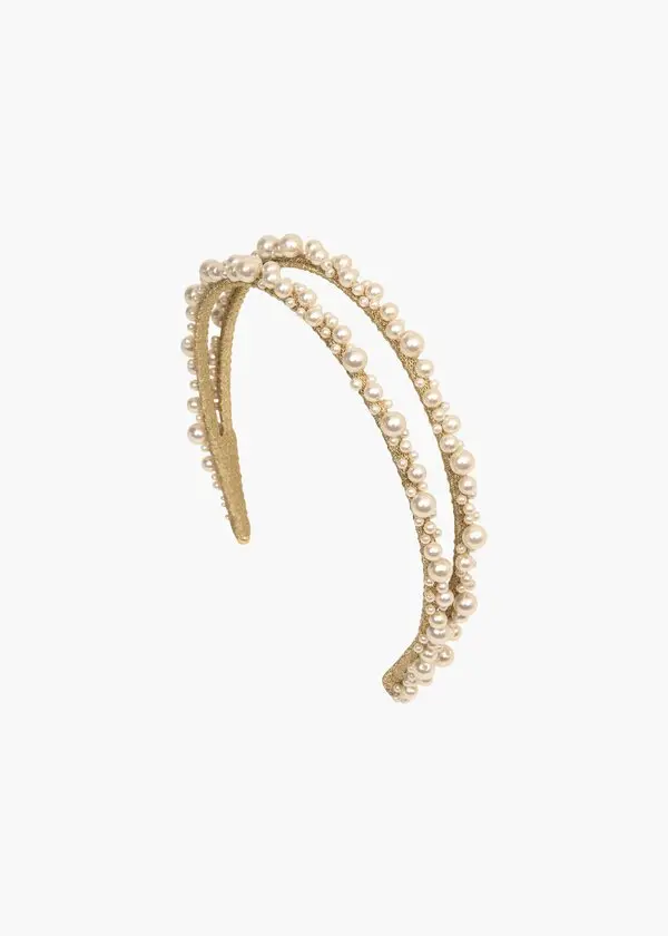 JENNIFER BEHR Perlita Headband - Pearl