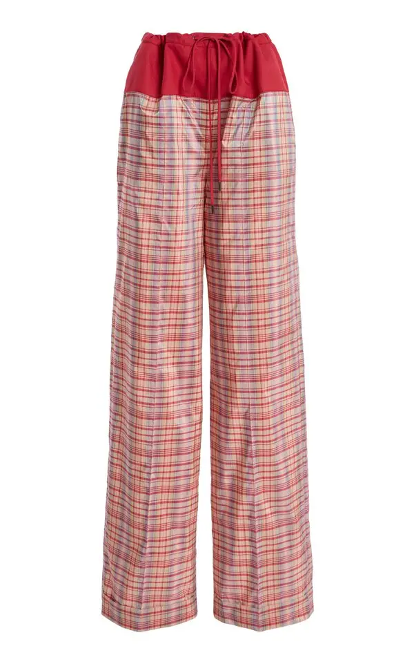 Rosie Assoulin Draw Me Closer Pants - Plaid