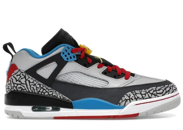 JORDAN Spizike Low Se Bordeaux Sneakers - Neutral Grey/surf Blue/dark Shadow