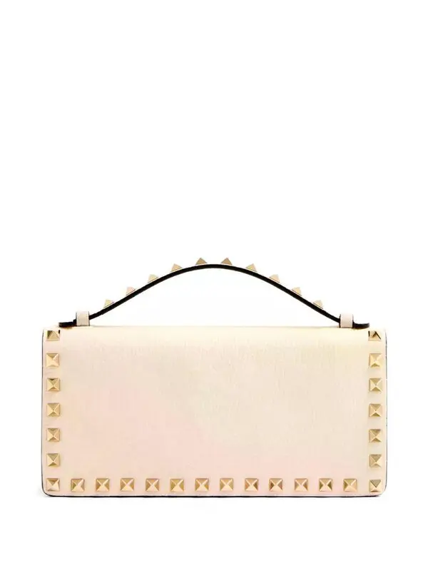 Valentino Garavani Rockstud Embellished Crossbody Bag - Neutrals