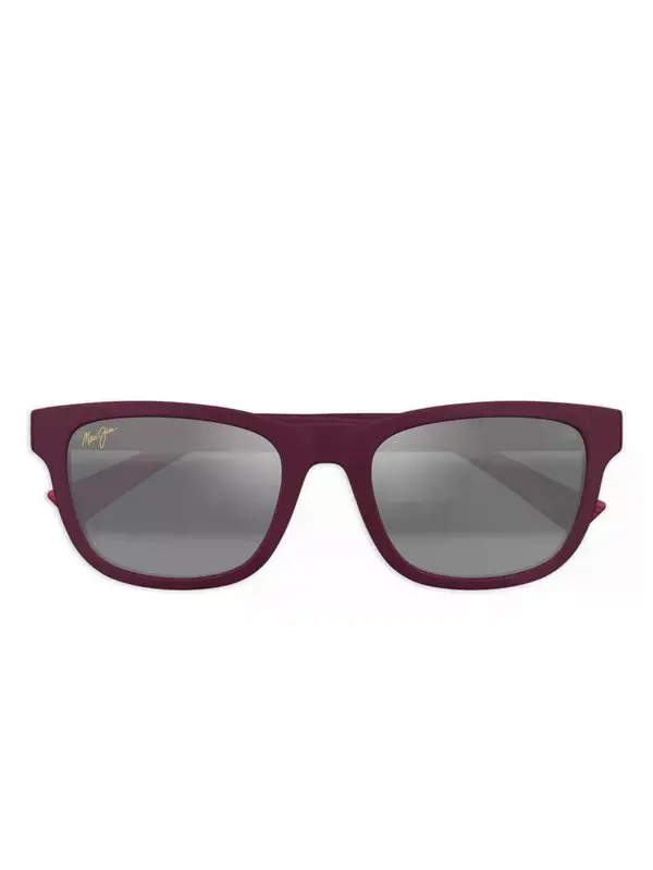 Maui Jim Kāpi‘i Square Frame Sunglasses - Red