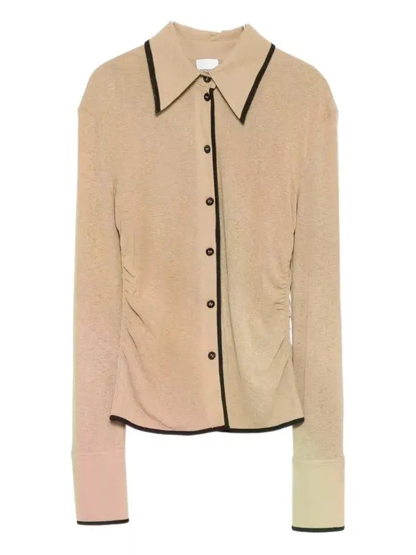 Nanushka Button-fastening Polo Top