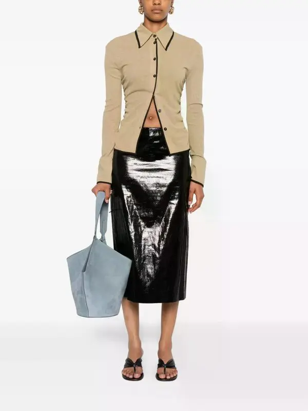 Nanushka Button-fastening Polo Top