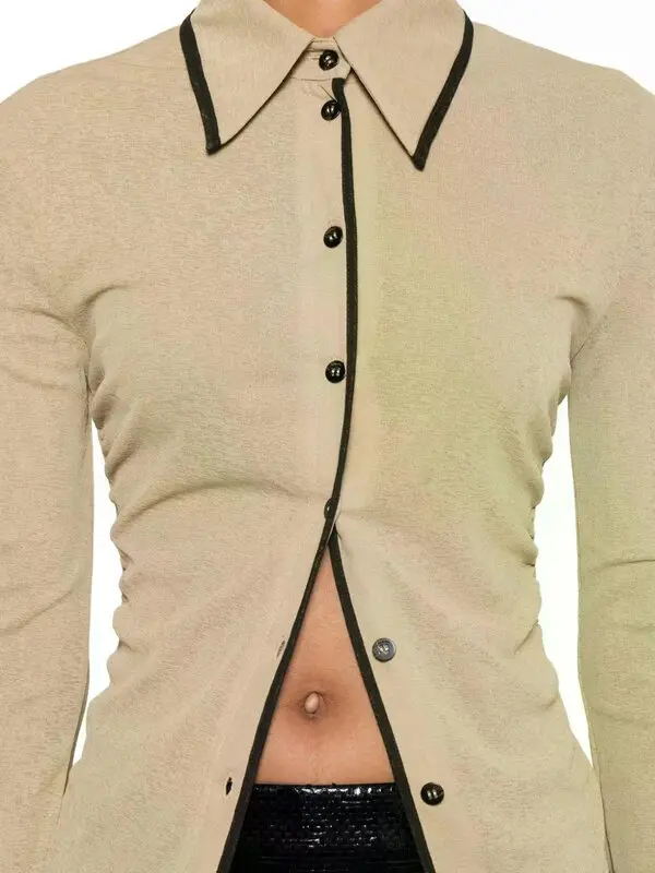 Nanushka Button-fastening Polo Top