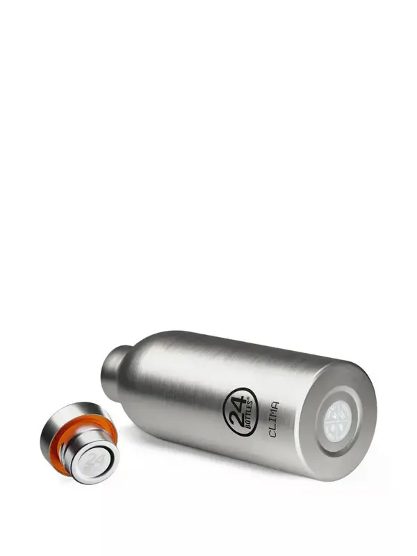 24BOTTLES Clima Brushed Steel Bottle 500ml - Silver