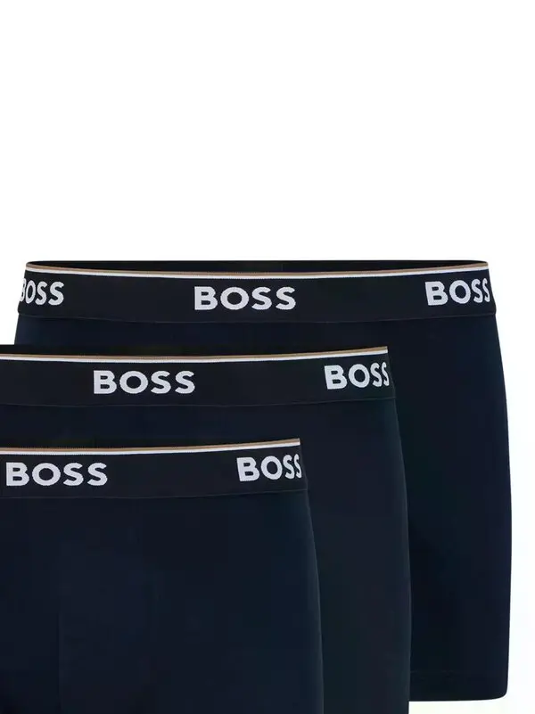 BOSS Logo-waistband Boxers - Blue