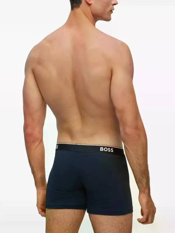BOSS Logo-waistband Boxers - Blue