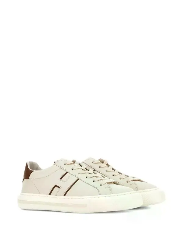 Hogan H691 H-stripe Sneakers - Neutrals