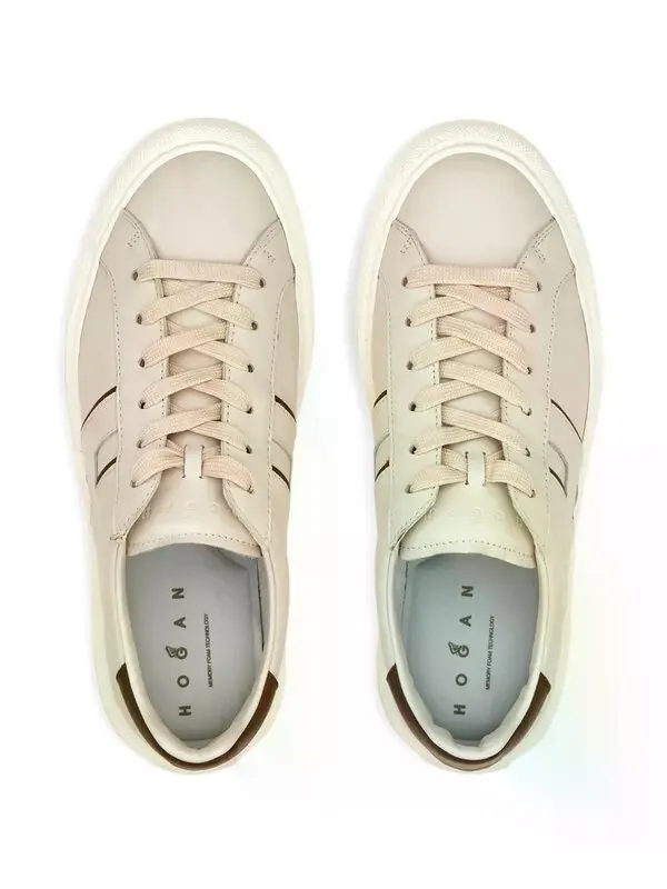 Hogan H691 H-stripe Sneakers - Neutrals