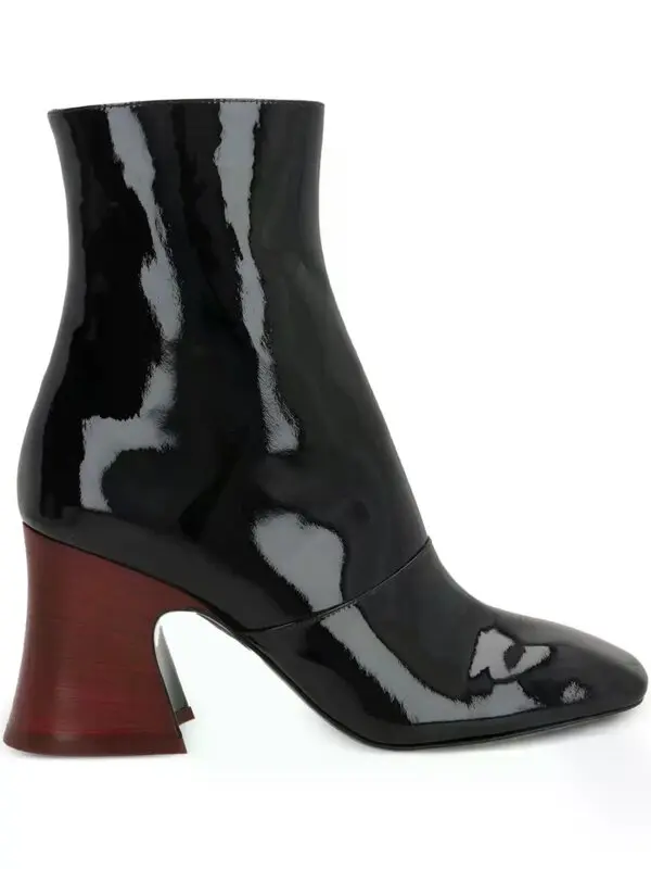 Chloé Janis Leather Block-heel Boots