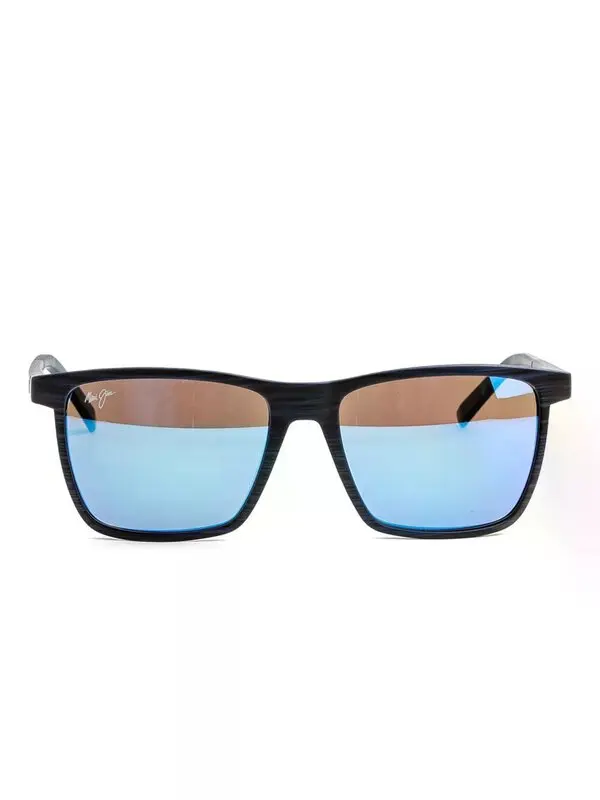 Maui Jim One Way Square-frame Sunglasses - Black