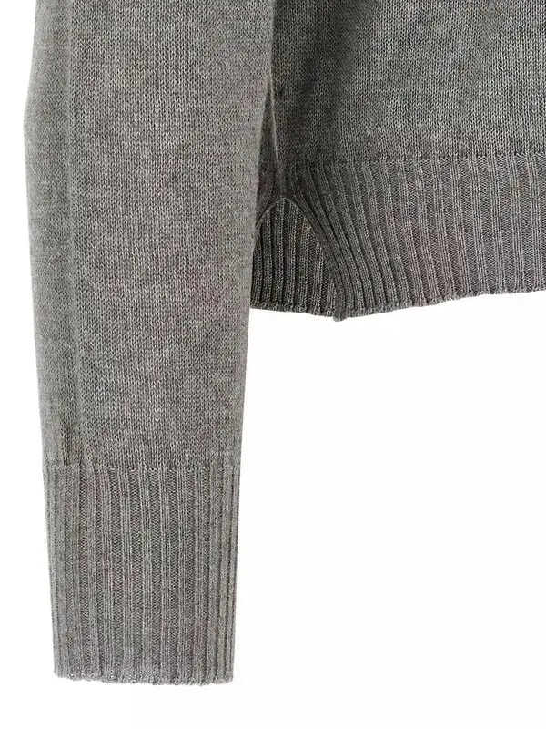 MA'RY'YA Cashmere-cotton Blend Sweater - Grey