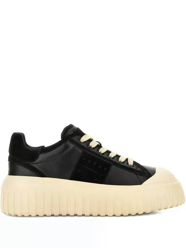 Hogan H-stripes Sneakers - Black