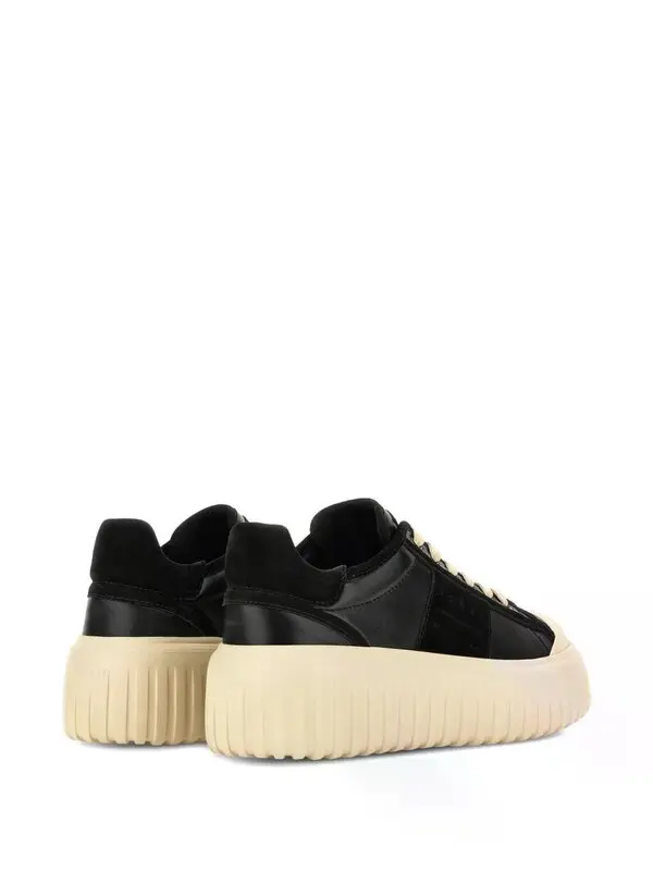 Hogan H-stripes Sneakers - Black