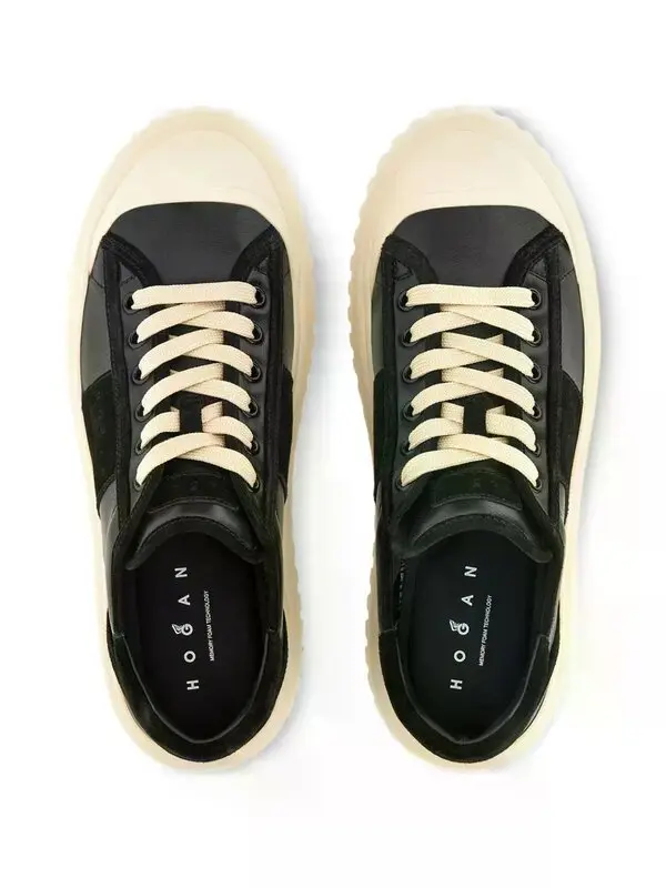 Hogan H-stripes Sneakers - Black
