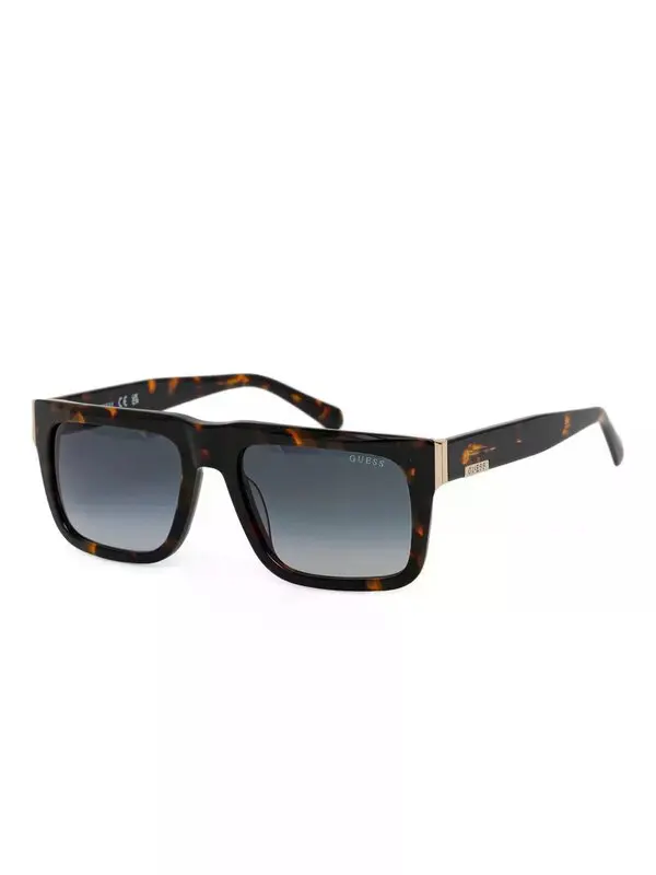 Guess Tortoiseshell Rectangle Sunglasses