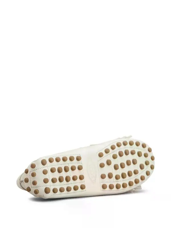 TOD'S Fringed Leather Loafers