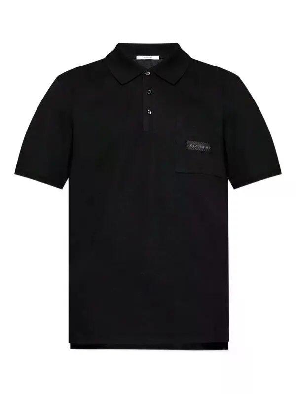 Givenchy Logo-patch Polo Shirt