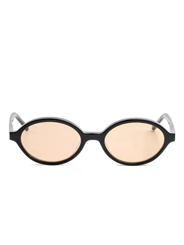 KALEOS Bless Oval-frame Sunglasses - Black