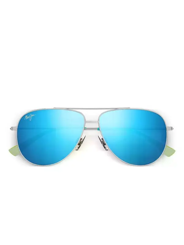 Maui Jim Hau'oli Xl Sunglasses - Silver