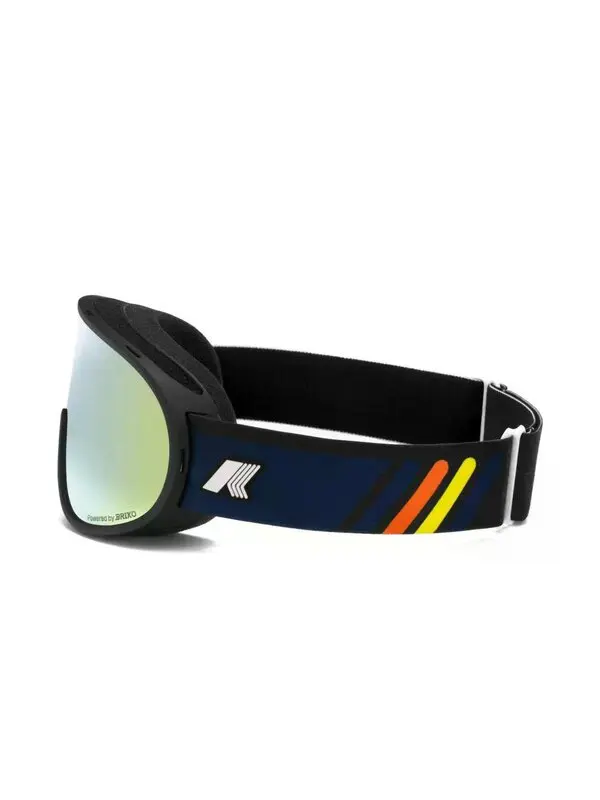 K-WAY Manny Striped-strap Ski Goggles