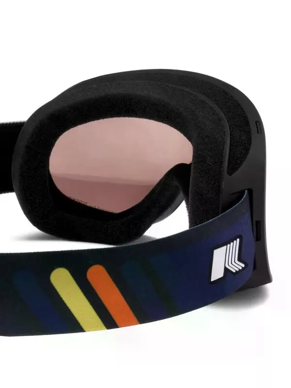 K-WAY Manny Striped-strap Ski Goggles