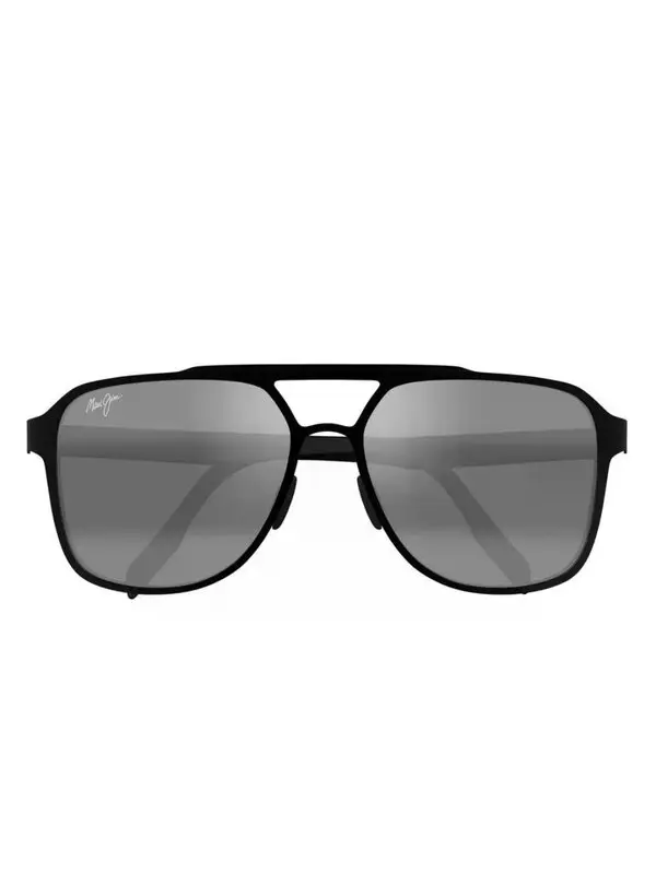 Maui Jim 2nd Reef Square-frame Sunglasses - Black