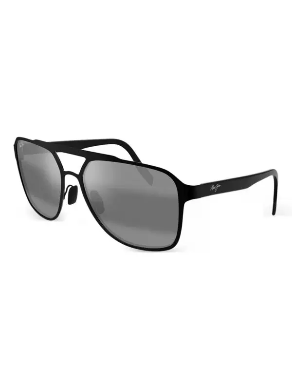 Maui Jim 2nd Reef Square-frame Sunglasses - Black