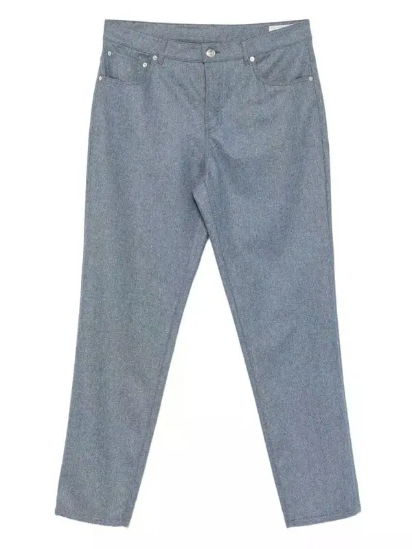 Brunello Cucinelli Straight-leg Trousers - Blue