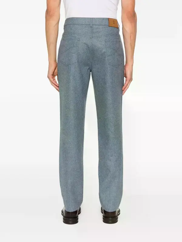 Brunello Cucinelli Straight-leg Trousers - Blue
