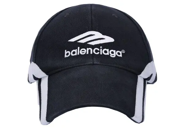 Balenciaga 3b Sports Icon Cap - Black/white