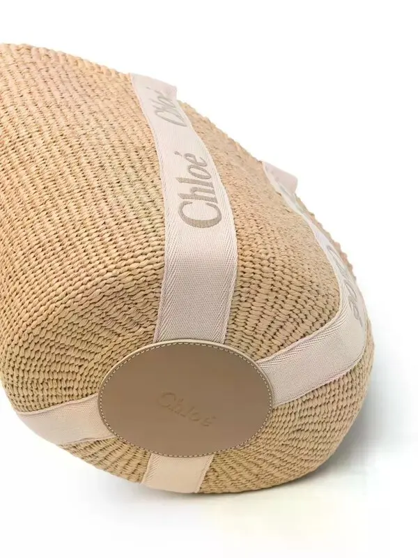 Chloé Large Woody Tote Bag - Neutrals