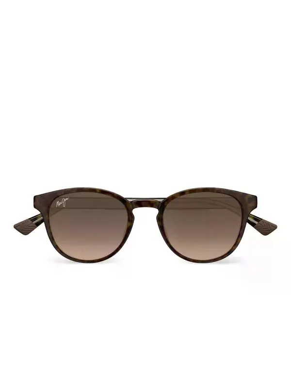 Maui Jim Hiehie Tortoiseshell Round Sunglasses - Brown