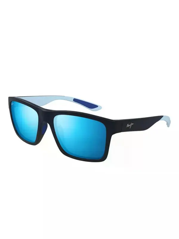 Maui Jim The Flats Rectangular Sunglasses - Blue